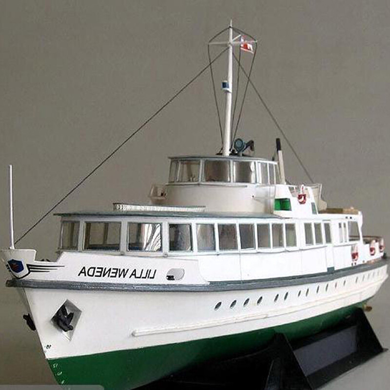 1:100 Poland Ferry Ship Fine 3D DIY Paper Card Model Building Sets+ ...