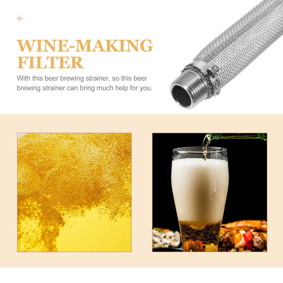 Beer Filter Funnel with Keg Line Homebrew Wine Strainer | eBay