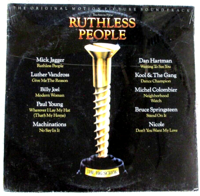 Mick Jagger et al. Ruthless People 1986 Epic Records SOUNDTRACK ...