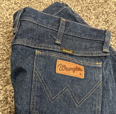 READ! VTG Made in USA New without tag Wrangler 945NAV Blue Jeans Mens ...