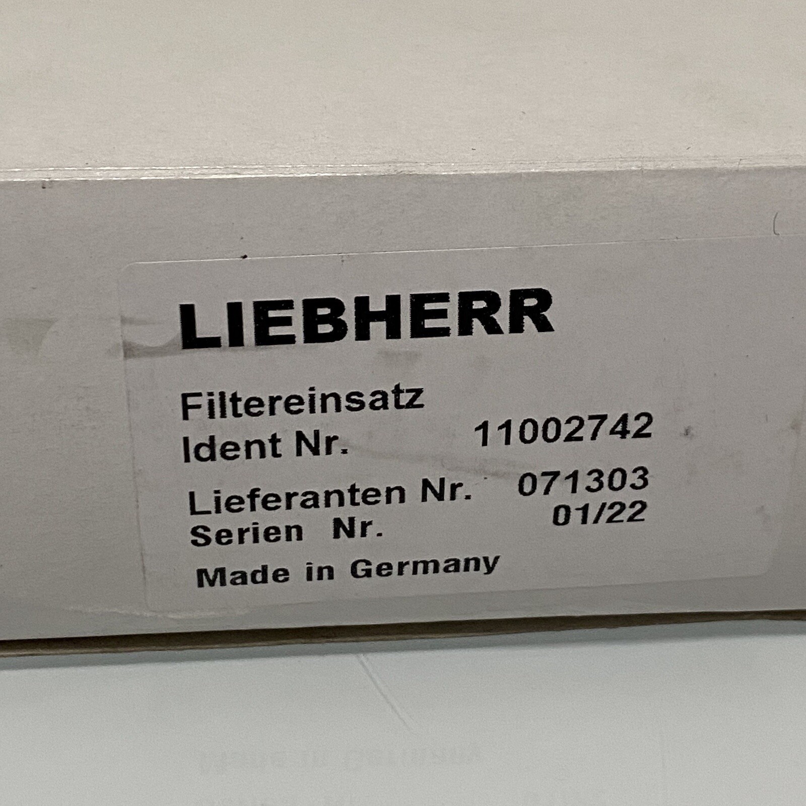 Liebherr fuel filter 11002742 | eBay