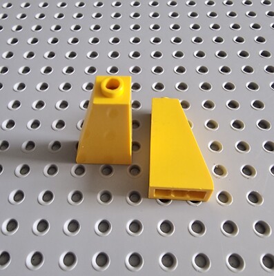 LEGO Schrägstein Dachstein 2 Stück Gelb Yellow Slope Brick 2x1x3 4460a ...
