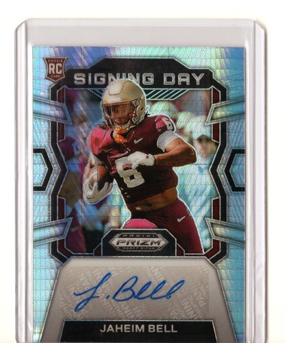 2024 Prizm Draft Picks Jaheim Bell Rookie Silver Prizm Auto #SD-JBL | eBay