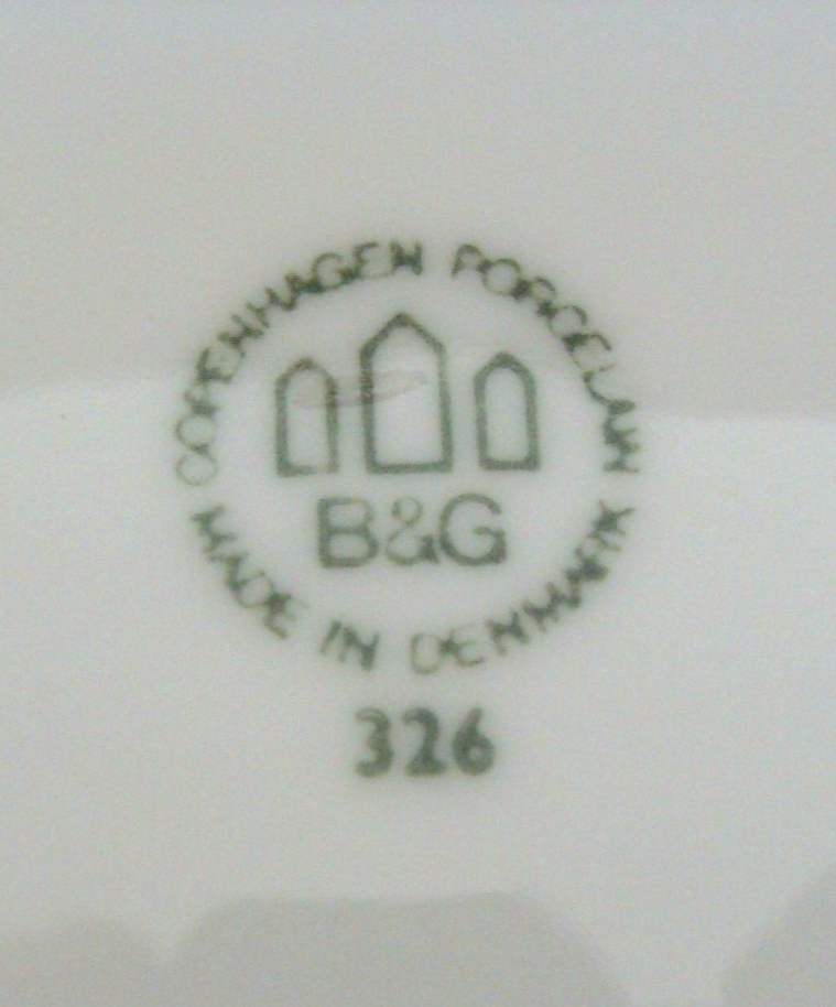 Lot Of 5 Bing & Grondahl Denmark Blue & White Butterfly Pattern Plates ...