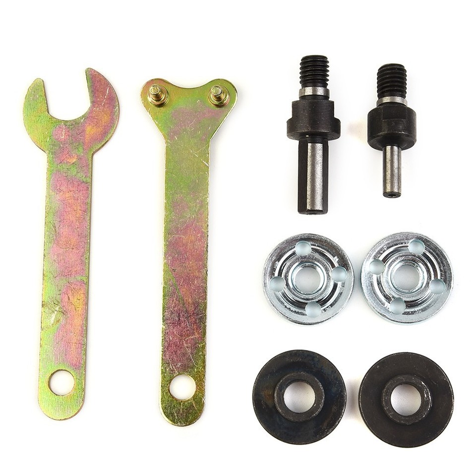 For Angle Grinder Spanner Connecting Rod kit Adapter Disc Mandrel ...