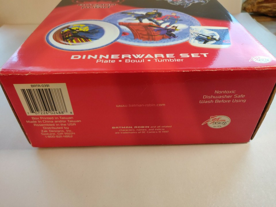 Vintage Batman & Robin Dinnerware Set (CosBman0844) | eBay