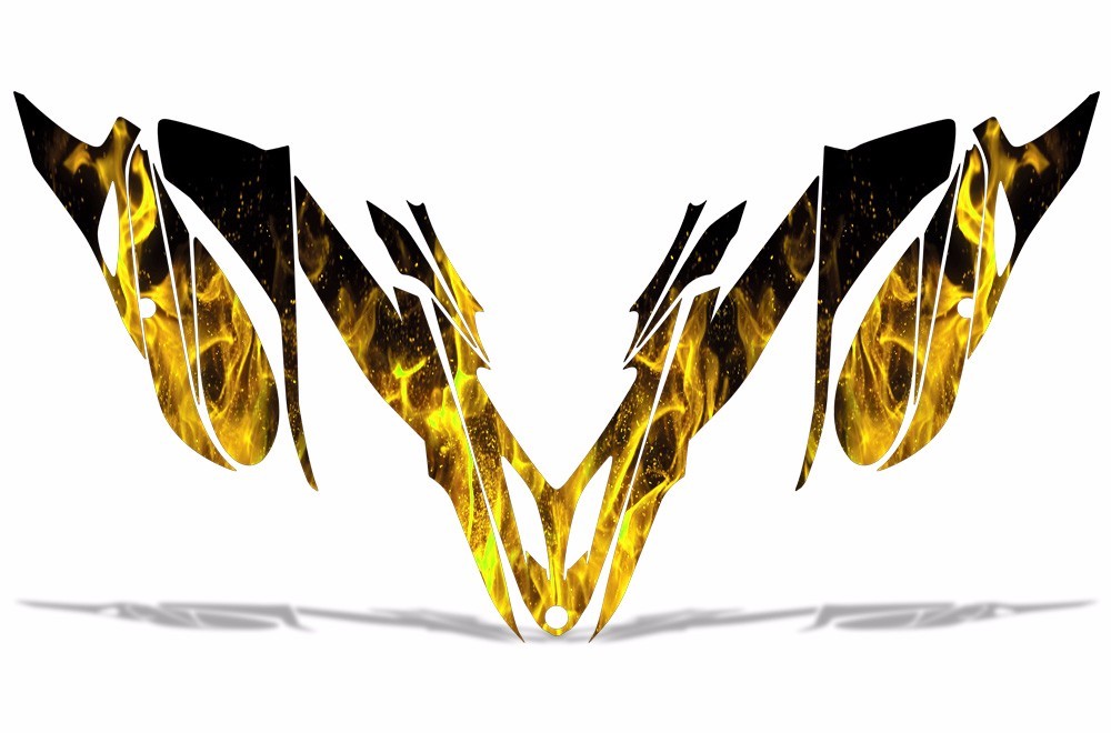 Yamaha APEX Decal Graphic Kit RTX GT MTX LTX Sled Snowmobile 12-16 ICE ...