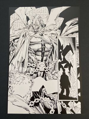 Spawn 25 Interior Image Comic Poster Print 8x12 Marc Silvestri B&W | eBay