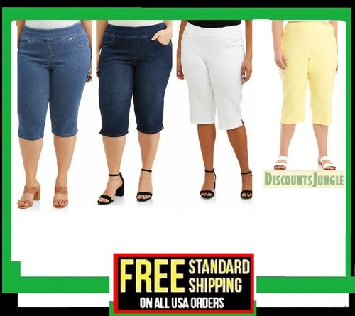 Jack David Elastic Waist Pull On Womens PLUS SIZE Stretch & Level 8 ...