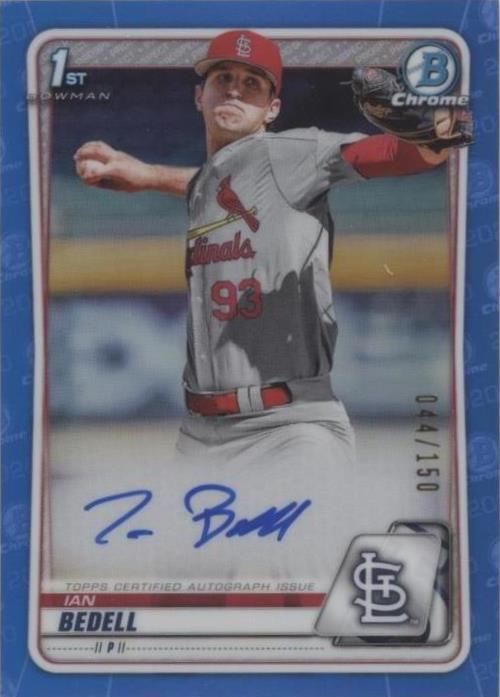 2020 Bowman Draft - Chrome Draft Picks Autographs Ian Bedell #CDA-IB ...
