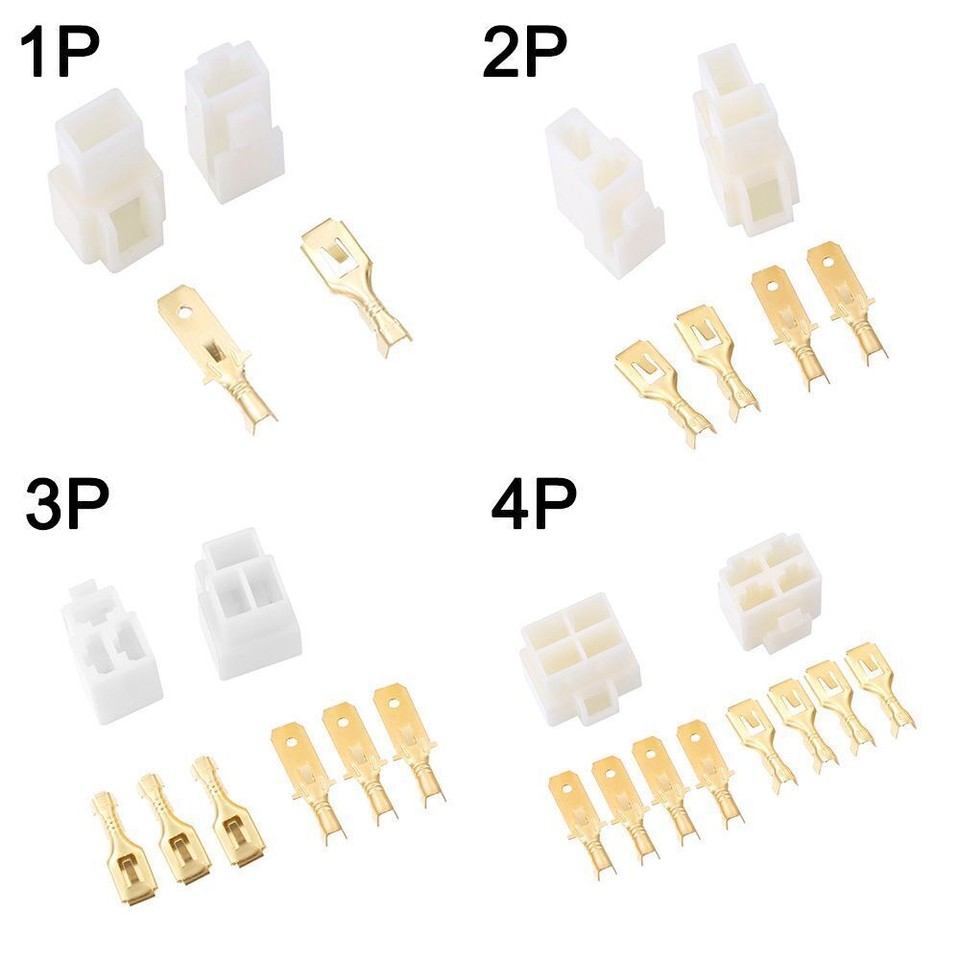 2/3/4/6/8PIN Terminal Plug Kits Car Connector Automotive Electrical ...