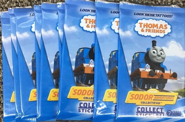 10x. Thomas And Friends Brand New Sealed Trading Card Packs & Stickers ...