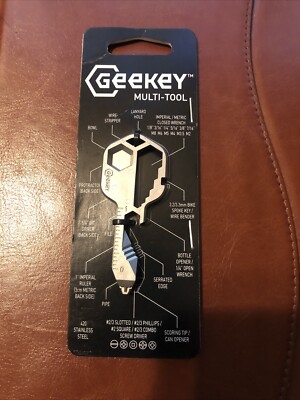 Geekey Multi-tool, THE Original Stainless Steel Key shaped EDC Tool ...
