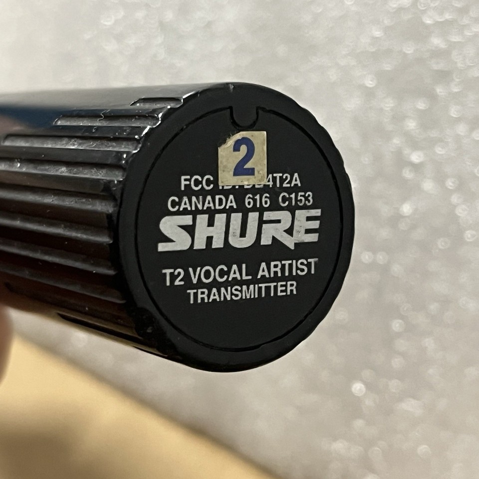 Shure SM58 Wireless Microphone w/ T2 Transmitter 171.845 Mhz | eBay