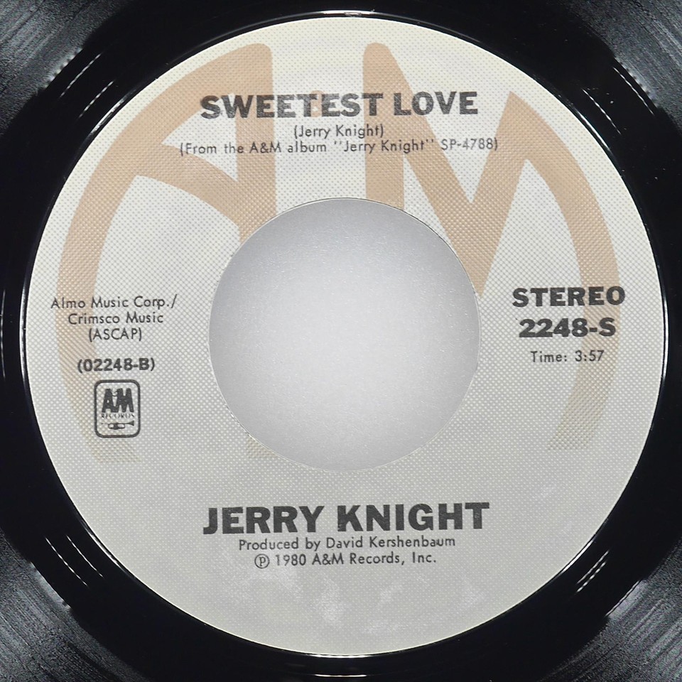 JERRY KNIGHT Jerry Knight A&M SP-4788 VG+ 45 7" 1980 Disco | eBay