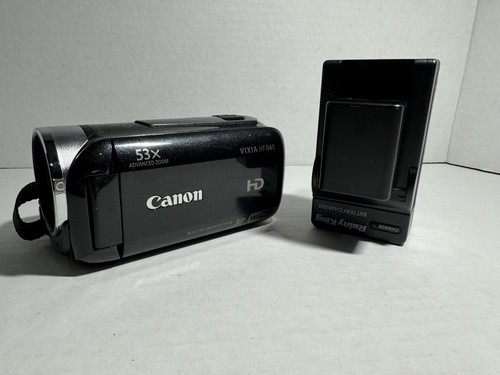 Canon Vixia HF R40 HD CMOS Full HD 8 Gb Memory 53X Zoom Camcorder New ...