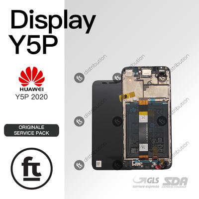 HUAWEI DISPLAY Y5p 2020 DRA-LX9 L29 DUA-L29A ORIGINALE SERVICE FRAME ...