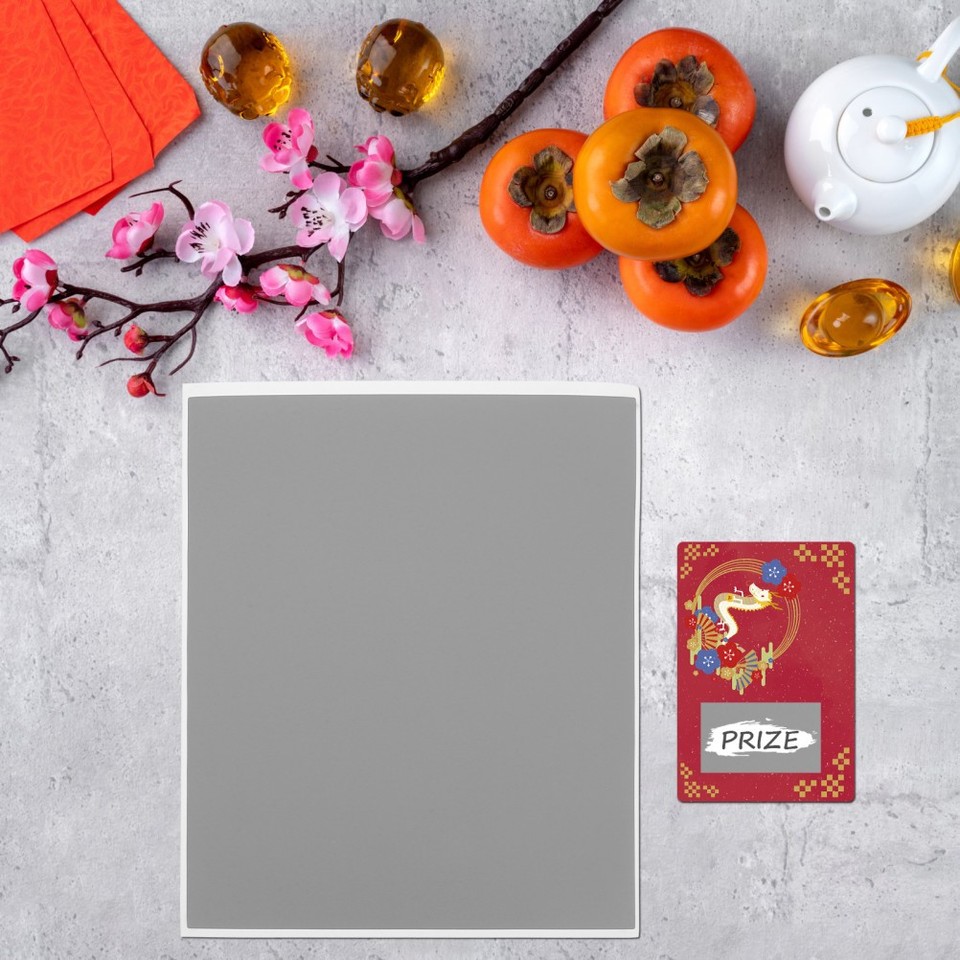 5 Sheets Self Adhesive Scratch off Labels Self-adhesive Stickers | eBay ...