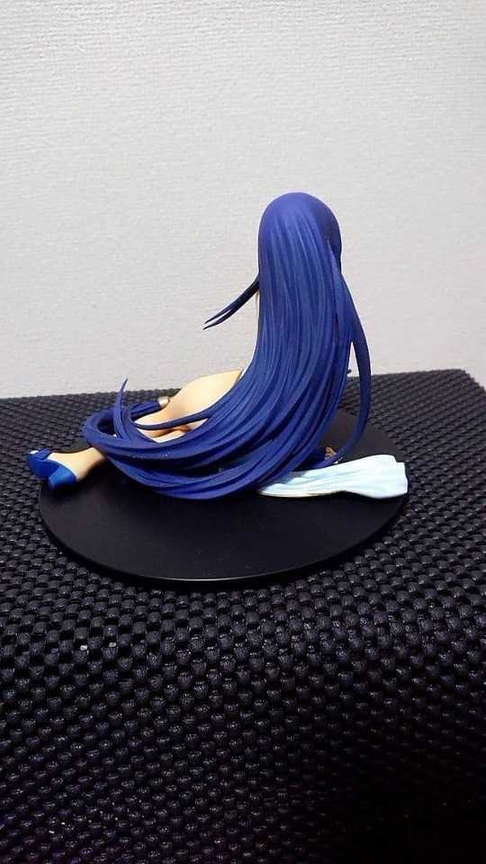 Ikki Tousen DD Kan'u Unchou Chinese Dress Anime Figure Blue Bed Laid No ...