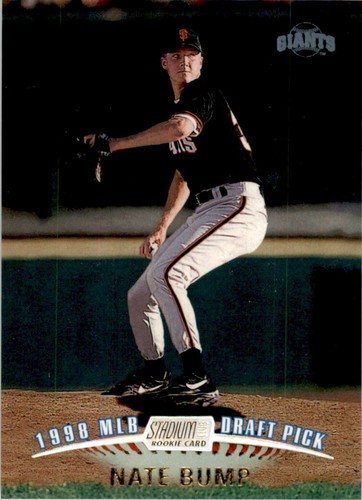 1999 Topps Stadium Club Nate Bump Rookie San Francisco Giants #159 MLB ...