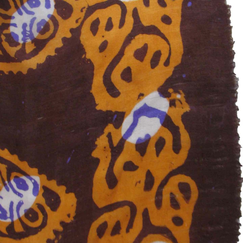 XL Silk Sarong Pareo Scarf, 63" Sq, Gorgeous Print Museum Couture ...