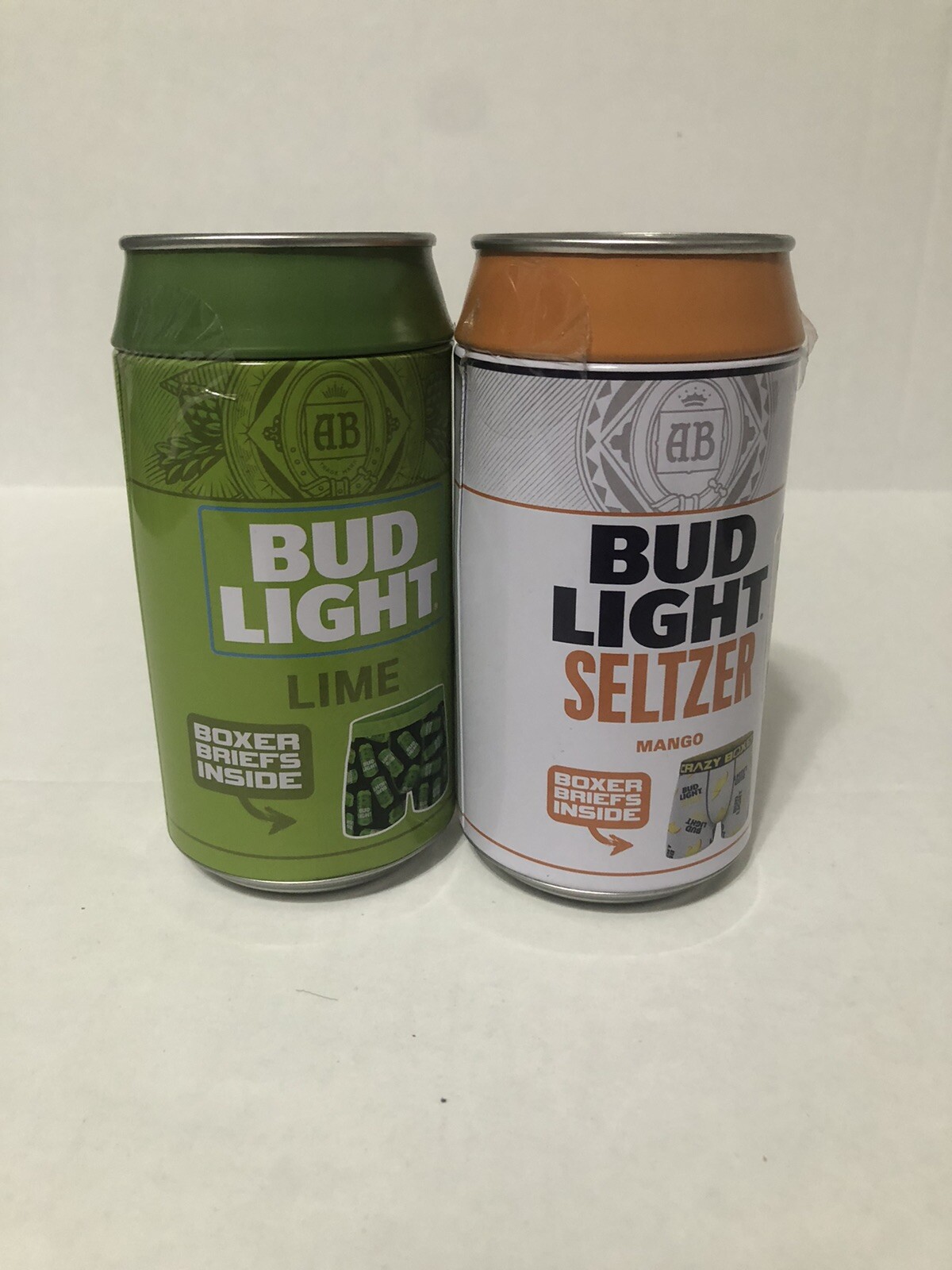Set of 2 Bud Light Boxer Briefs in Can, Crazy Boxer, Size Medium New | eBay
