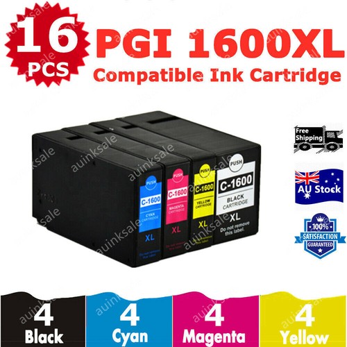 16X Non-OEM PGI1600XL PGI 1600XL Ink Cartridges For Canon 2060 2360 ...