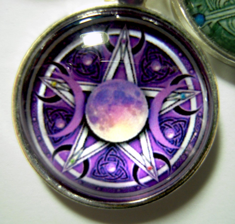 Pentagram Pentacle Celtic Pendant Protection Wicca Druid Pagan 18-19 ...