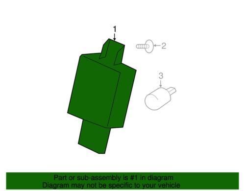 Genuine GM 2014-2024 Chevrolet GMC Right Side Rear License Plate Lamp ...