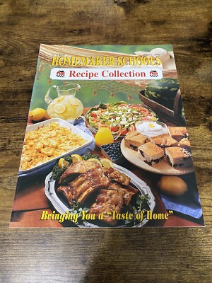 Vintage 1998 Homemaker Schools Recipe Collection Cookbook Recipes Cook ...