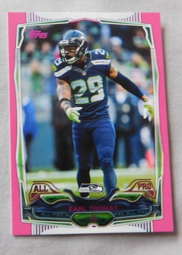 2014 Topps Pink /499 Earl Thomas Seattle Seahawks #283 Football Card | eBay