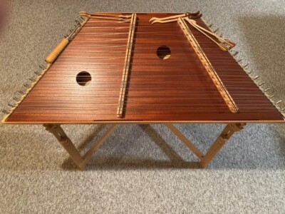 Hammered Dulcimer W/case & Hammers Dulcimers Stand Masterworks Russell ...