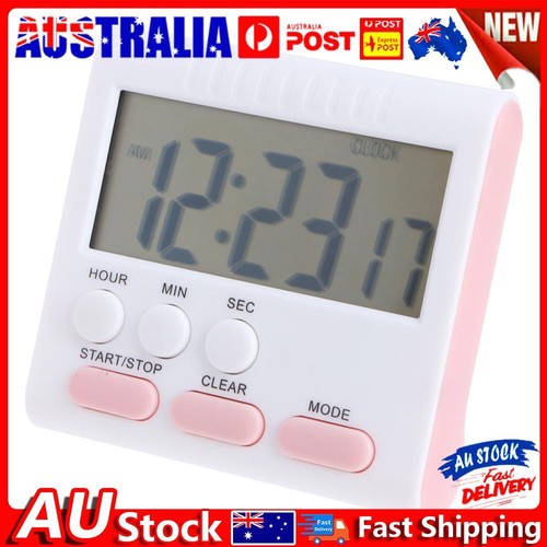 Multi-function Electric LCD Digital Kitchen Timer Alarm Count Clock(Pink) | eBay