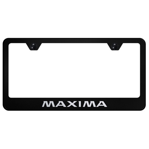 License Plate Frame for Nissan Maxima on Black [Officially Licensed] | eBay