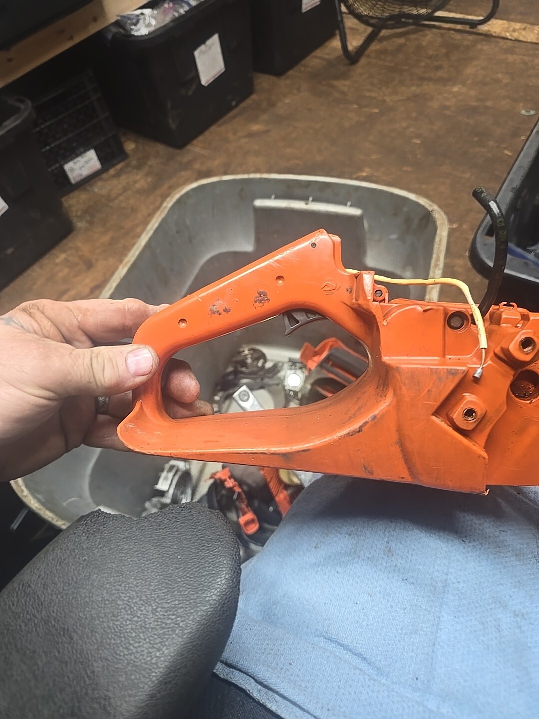 Husqvarna 372XP 362 365 371 Rear Handle / Fuel Tank OEM | eBay