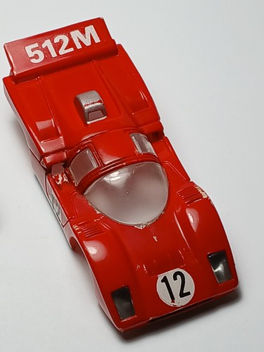 Tyco Pro Ferrari 512M Red #12 w/Silver Scoop Rare | eBay