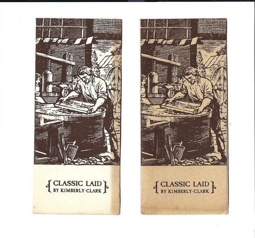 Vintage Kimberly-Clark Classic Laid Paper Brochures (2) | eBay
