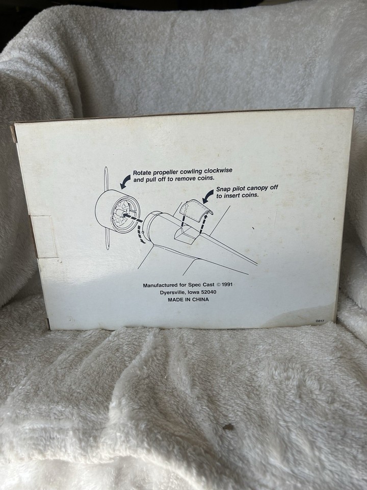 Vintage 1991 Air Eastwood Fast Delivery Bank Die-cast Metal Metal ...