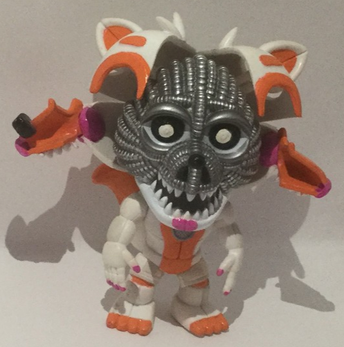 Custom Repaint Jumpscare Lolbit Funtime Foxy Funko Pop Five Nights at ...