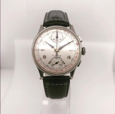 Solix Vintage Chronograph Manual Wind 1950s 33mm Mens Unisex | eBay
