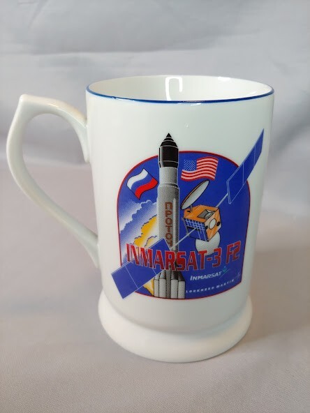INMARSAT-3 F2 Satellite Lockheed Martin 1996 Employees Coffee Mug | eBay