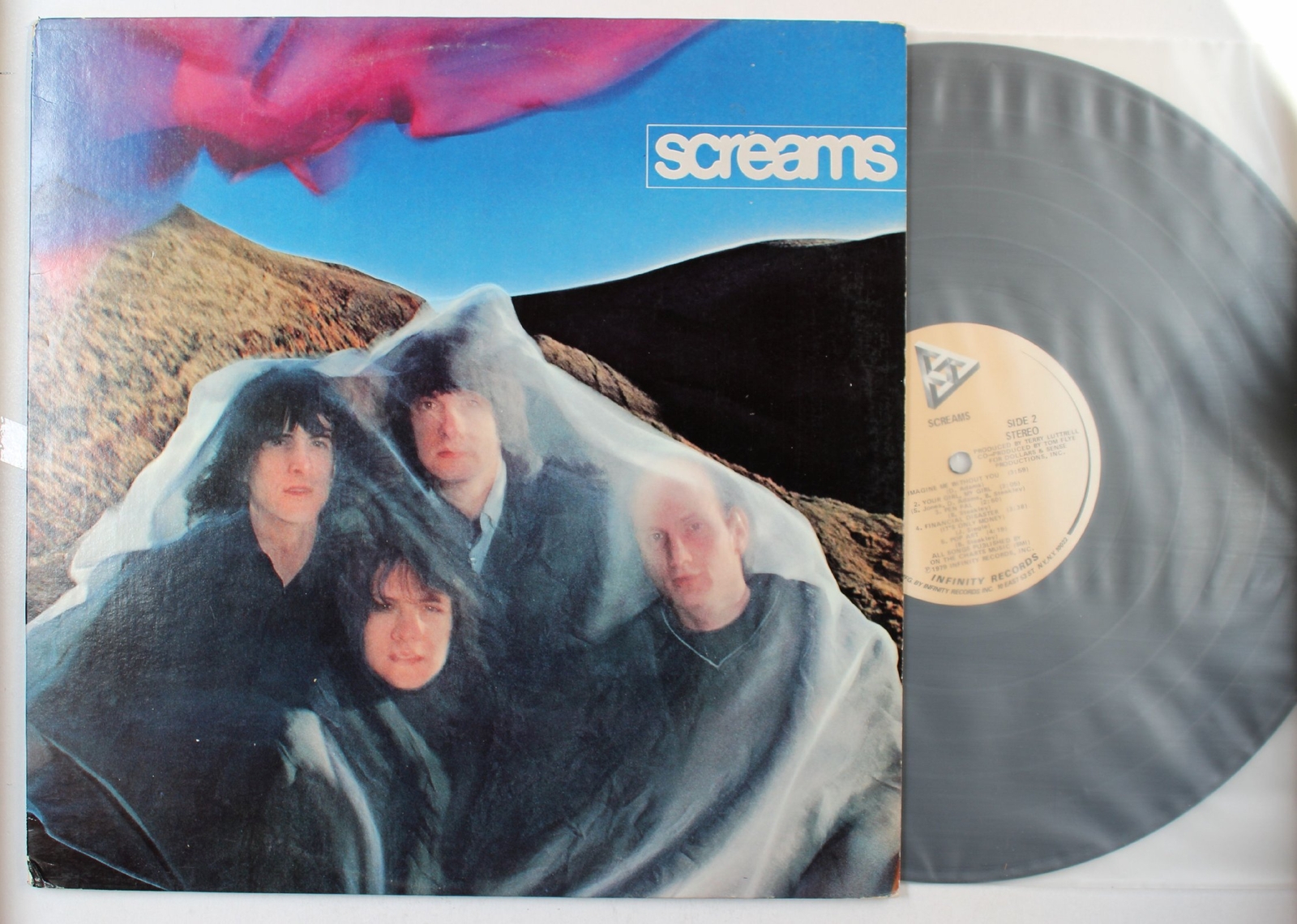 Screams Screams USA LP 1979 + Innerbag Punk Grunge Alternative Rock ...