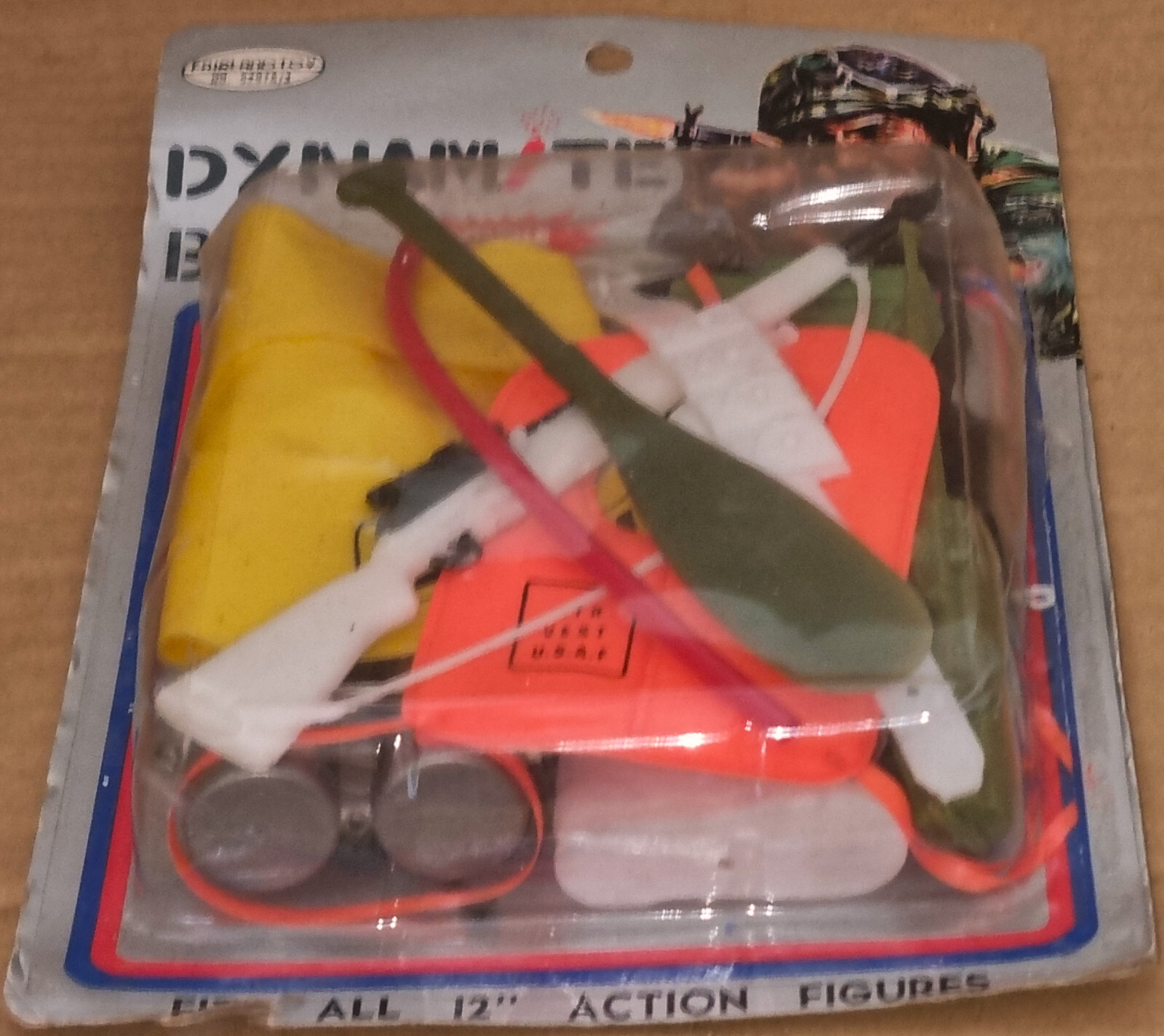 Vintage 70"s Gi Joe Knock off DYNAMITE BIL 1/6 Weapons 12" K/O Mr ...