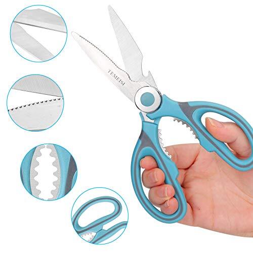 Kitchen Shears, 2-Pack Multi-function Heavy Duty Kitchen Scissors ...
