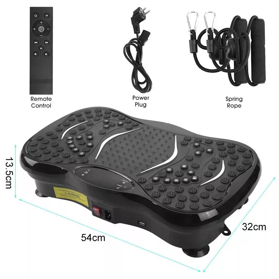 Power Vibration Plate Vibrating Machine Platform Exercise Body Shaker ...
