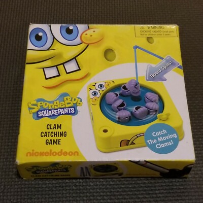 SpongeBob SquarePants Clam Catching Game! Working! Fun and Great ...