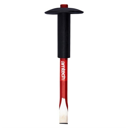 10" x 5/8" COLD CHISEL RUBBER GUARD CONTRACTOR DROP FORGED STEEL AMTECH ...