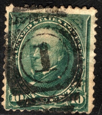 US Stamp Scott #258, 10c, Daniel Webster, Used, SCV$20 | eBay