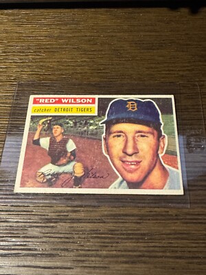 1956 Topps - Red Wilson #92 White Back (RC) -White Back - EX+ - Free ...