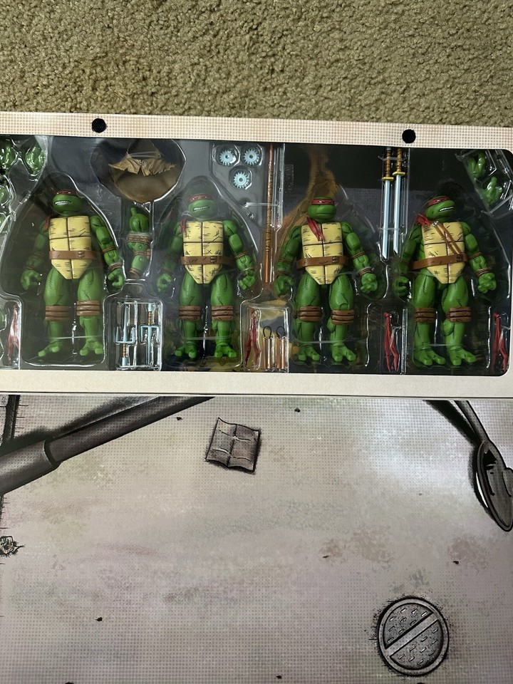 *NEAR COMPLETE* NECA Mirage TMNT Collection (UNOPENED/MIB) !!WELL BELOW ...